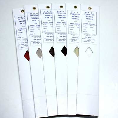 Waxed Silamide Skeins Hand Sewing Thread, 675 Yards, Pick Color | eBay