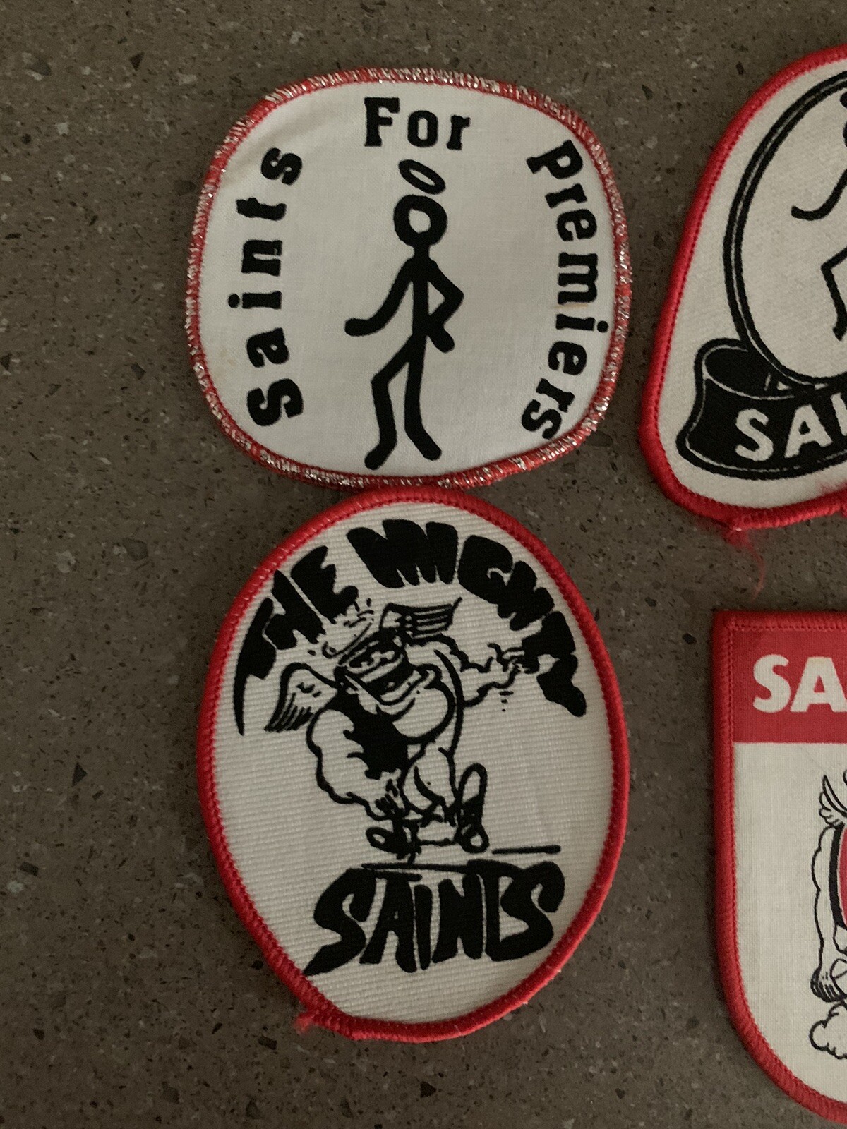 VFL AFL VINTAGE ST KILDA SAINTS PATCHES SEW ON X 5 | eBay Australia
