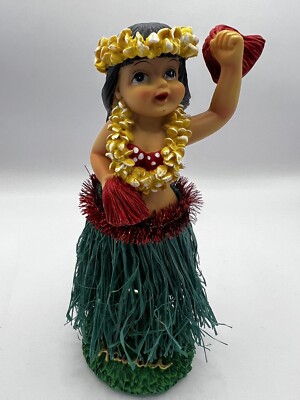 Vintage Chiefly Hawaii Hula Dancer Doll (Ku’uipo) For Dashboard, 6-Inch ...