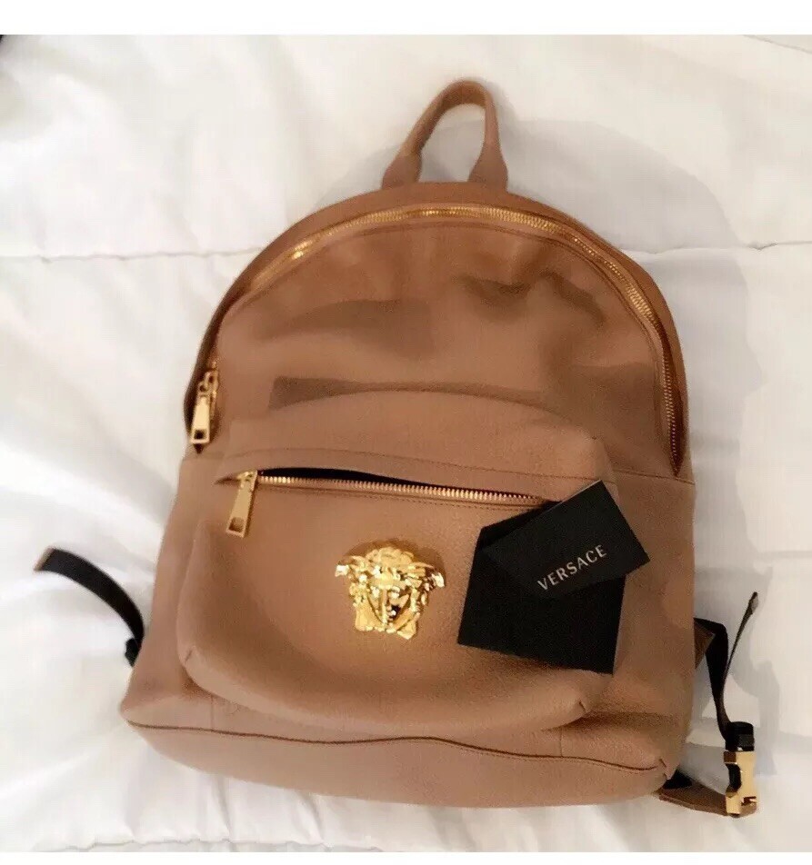VERSACE LEATHER BACKPACK ( Limited edition exclusive ) | eBay