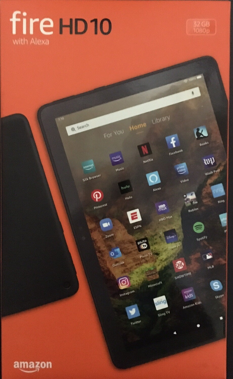 Amazon Fire HD 10 (9th Generation) 32GB, Wi-Fi, 10.1in - Black ...
