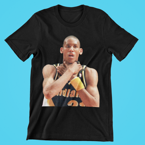 Reggie Miller Indiana Pacers Choke Sign Knicks Spike Lee Premium Blend ...