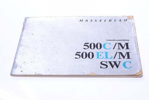 HASSELBLAD 503CM 500ELM SWC/M CAMERA ORIGINAL INSTRUCTIONS MANUAL DUTCH ...