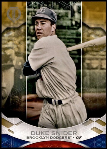 Duke Snider 2019 Topps Tribute 5x7 Gold #3 /10 Dodgers | eBay
