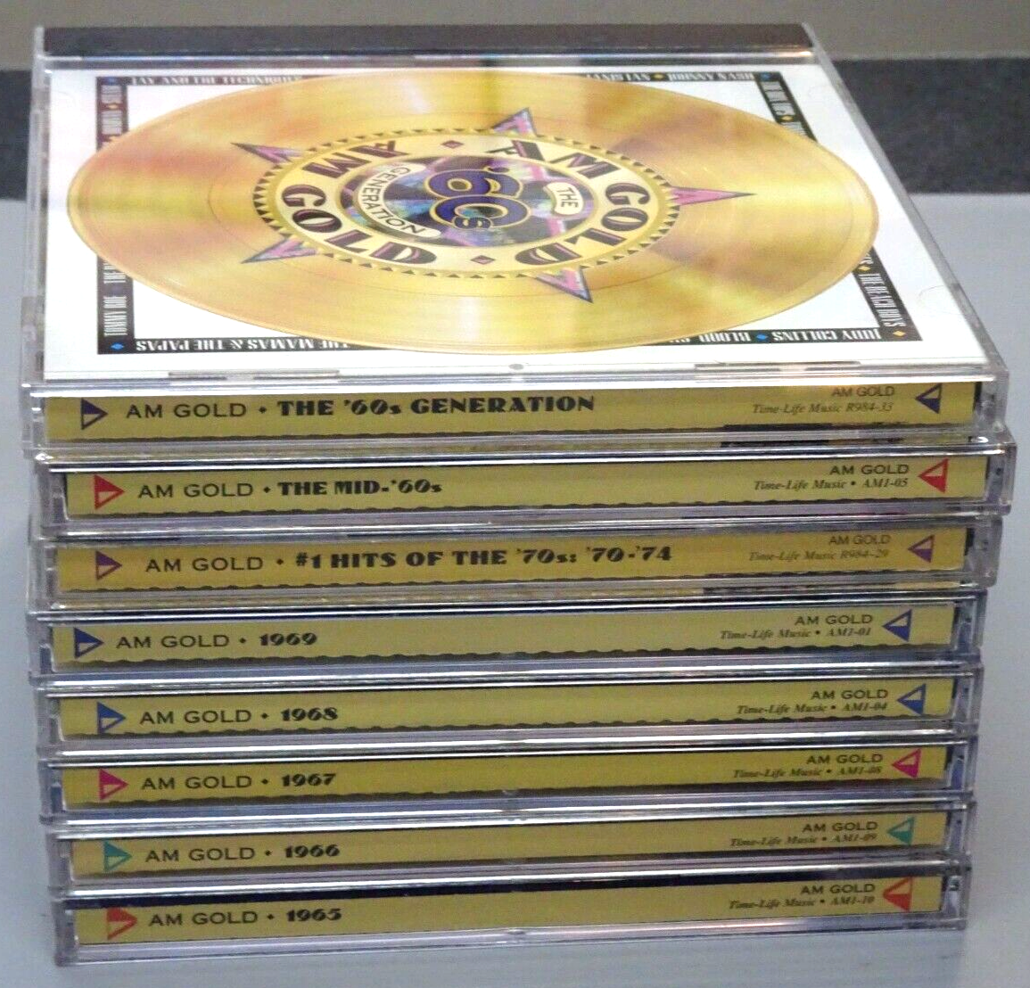 2001 Time-Life AM Gold 1960s Music CD Collection 8 CD's-Various Artists ...