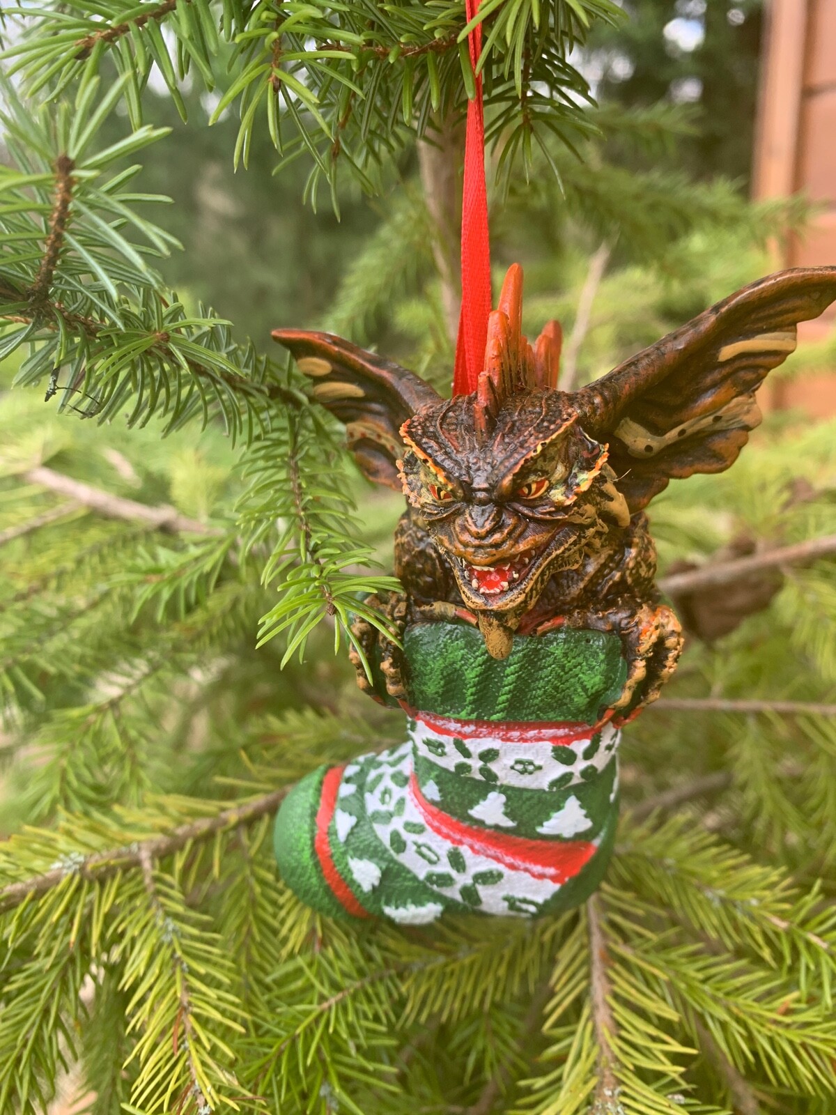 GREMLINS CHRISTMAS TREE DECORATION , GIZMO,MOHAWK, ALL NEW AND BOXED ...