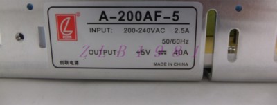 ONE NEW Ultra-thin A-200AF-5 5V40A200w | eBay