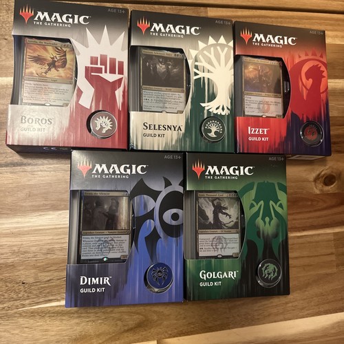 Magic The Gathering Guilds of Ravnica Guild Kit Set of 5 English ...