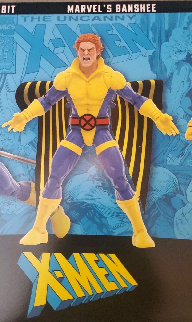 Marvel Legends The Uncanny X-Men Banshee 60th Anniversary 6" Figure ...