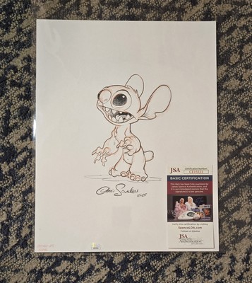 2025 SDCC EXCLUSIVE LILO & STITCH ORIGINAL ART SKETCH CREATOR CHRIS ...