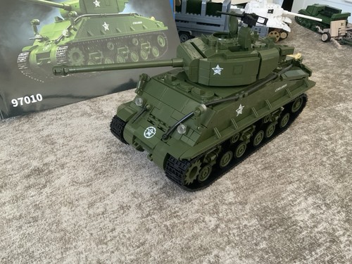 WW2 Lego Custom. US - M4 Sherman Medium Tank, Premium Quality | eBay UK