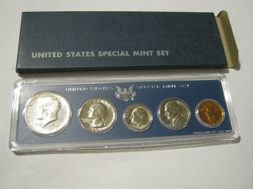 1966 United States Special Mint Set, Original Case & Box, 40% SILVER ...