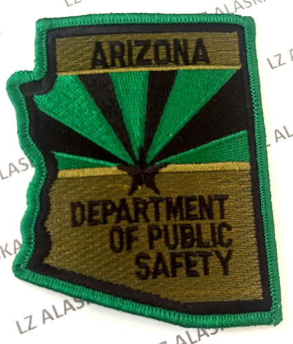 ARIZONA DEPT OF PUBLIC SAFETY (DPS) STATE TROOPERS GREEN SUBDUED PATCH ...