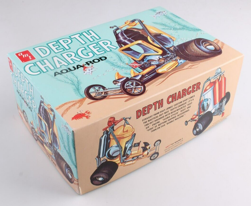 AMT Retro Deluxe 1:25 Depth Charger Show Rod Model Kit AMT618 2009 NWOS ...