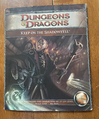 Dungeons & Dragons Keep On The Shadowfell Adventure Book Quick Start ...