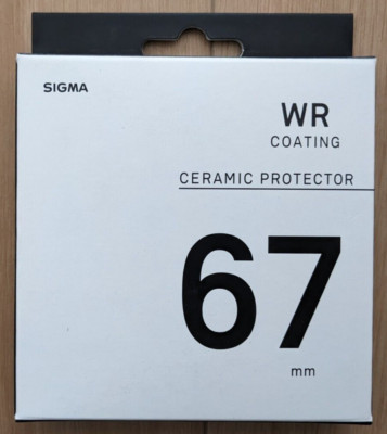 OFFICIAL SIGMA WR CERAMIC PROTECTOR 67mm [protection filter] / with TRACKING | eBay