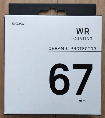 OFFICIAL SIGMA WR CERAMIC PROTECTOR 67mm [protection filter] / with TRACKING | eBay