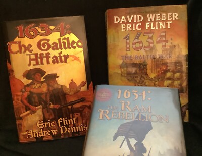 Eric Flint: 1634 Galileo Affair, Baltic War, Ram - all HC 1st/1st ...