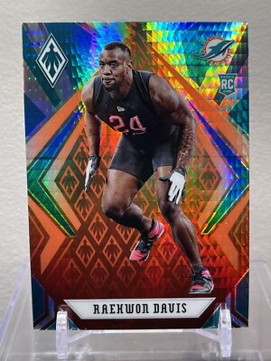 2020 Panini Phoenix Raekwon Davis Fire Burst Rookie Card #167 Miami ...