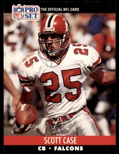 1990 Pro Set Scott Case Atlanta Falcons #427 | eBay
