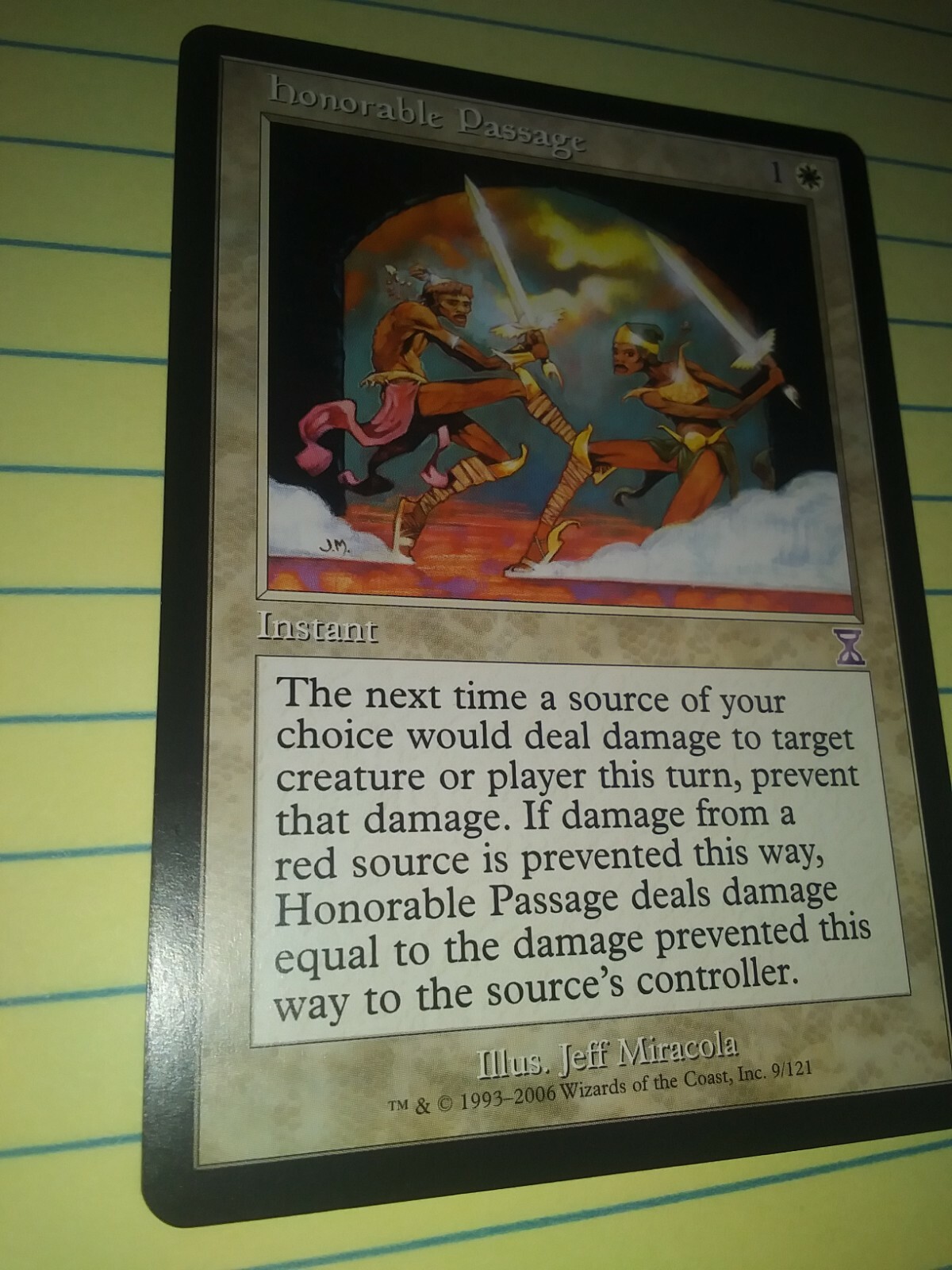 Honorable Passage MTG Magic the gathering LP /NP TIMESPIRAL TIMESHIFTED ...