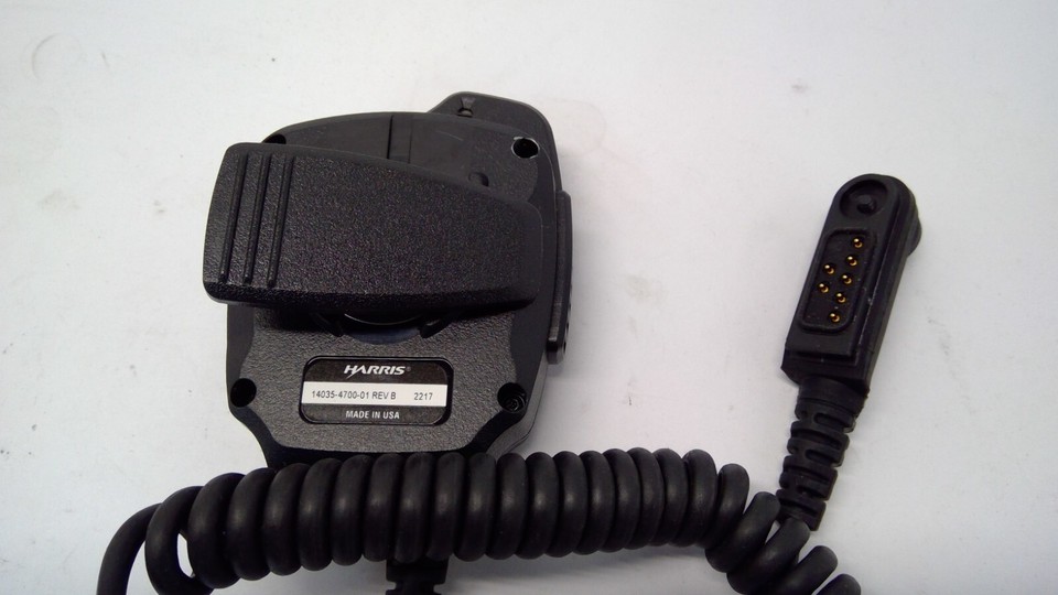 HARRIS TWO-WAY RADIO MIC MICROPHONE 14035-4700-01 | eBay