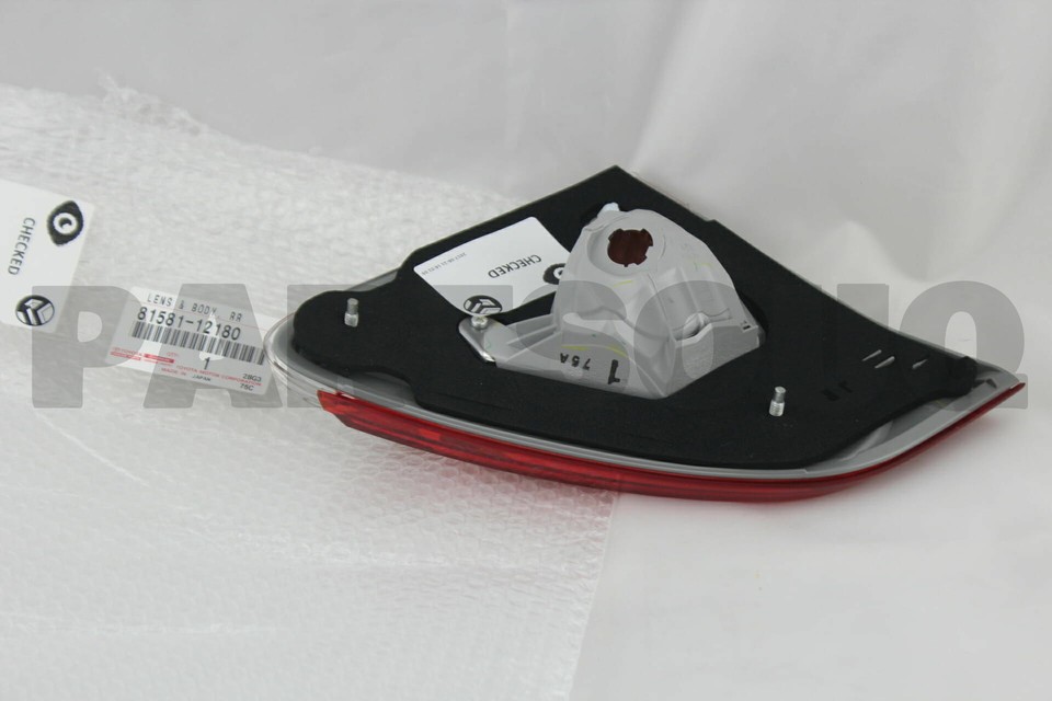 8158112180 Genuine Toyota LENS AND BODY, REAR LAMP, RH 81581-12180 | eBay