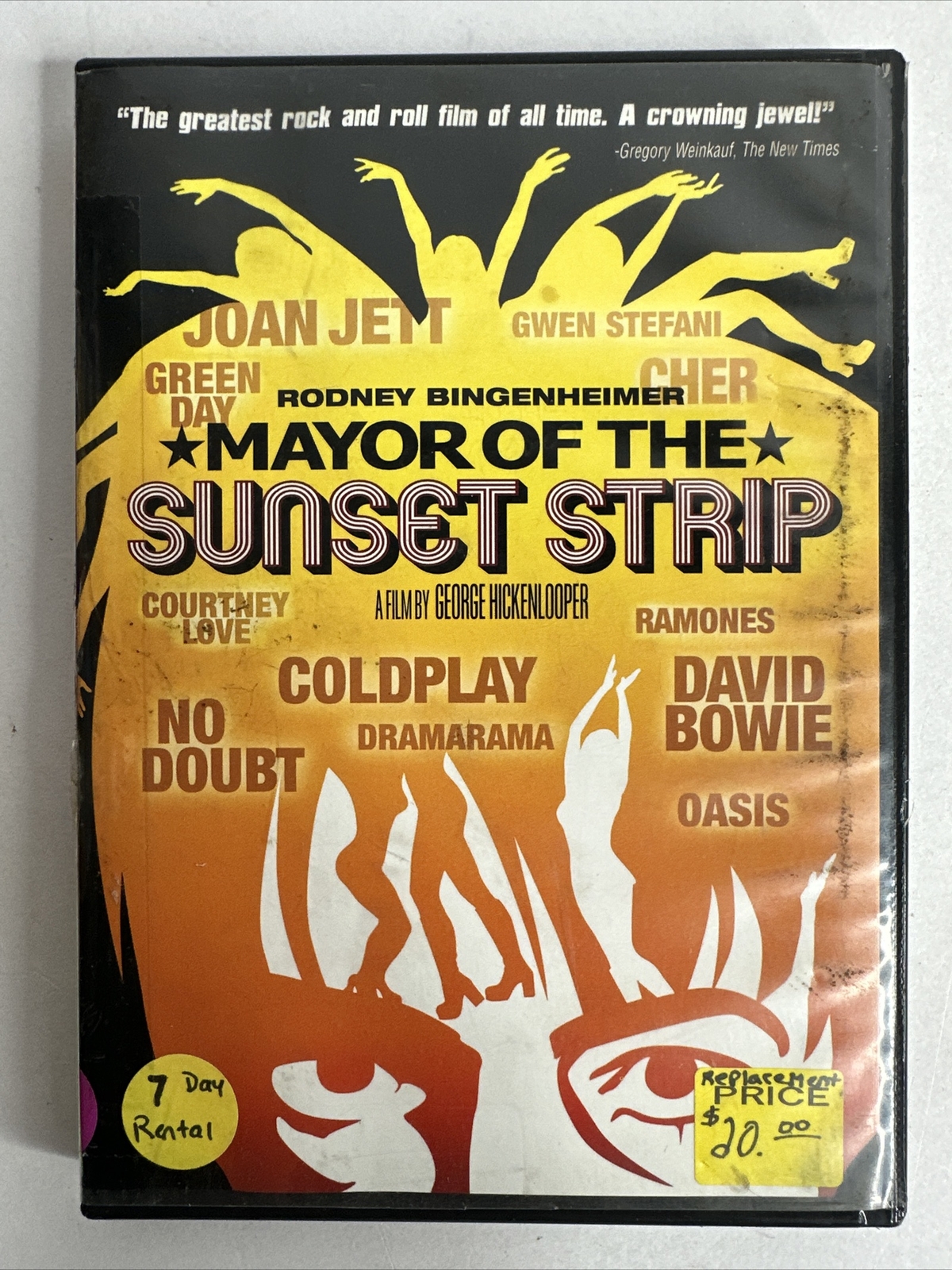 The Mayor of the Sunset Strip DVD 2004 David Bowie Coldplay The Doors ...