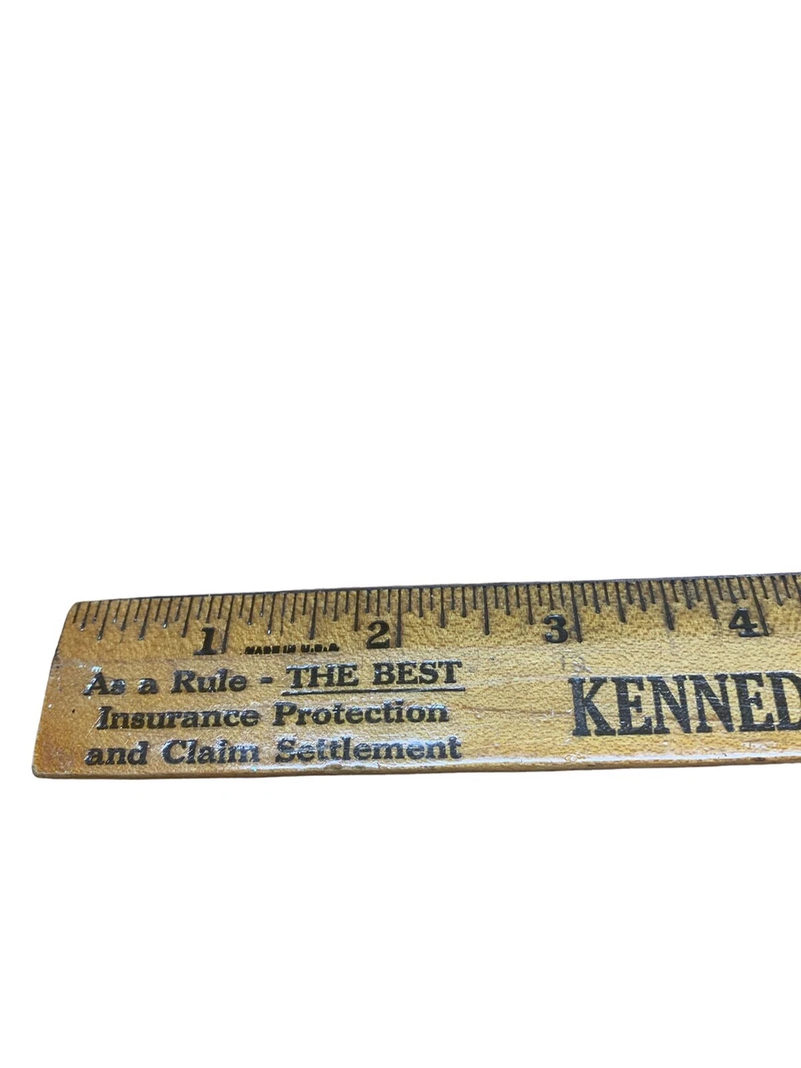 12 Inch Wooden Ruler