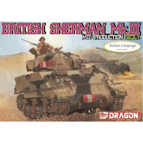 Dragon 1/35 Sherman Mk.III Mid Production Plastic Model Kit | eBay