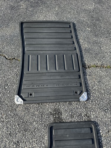 LAND ROVER RANGE ROVER ALL WEATHER FLOOR RUBBER LINER MAT OEM 11-12 SET ...