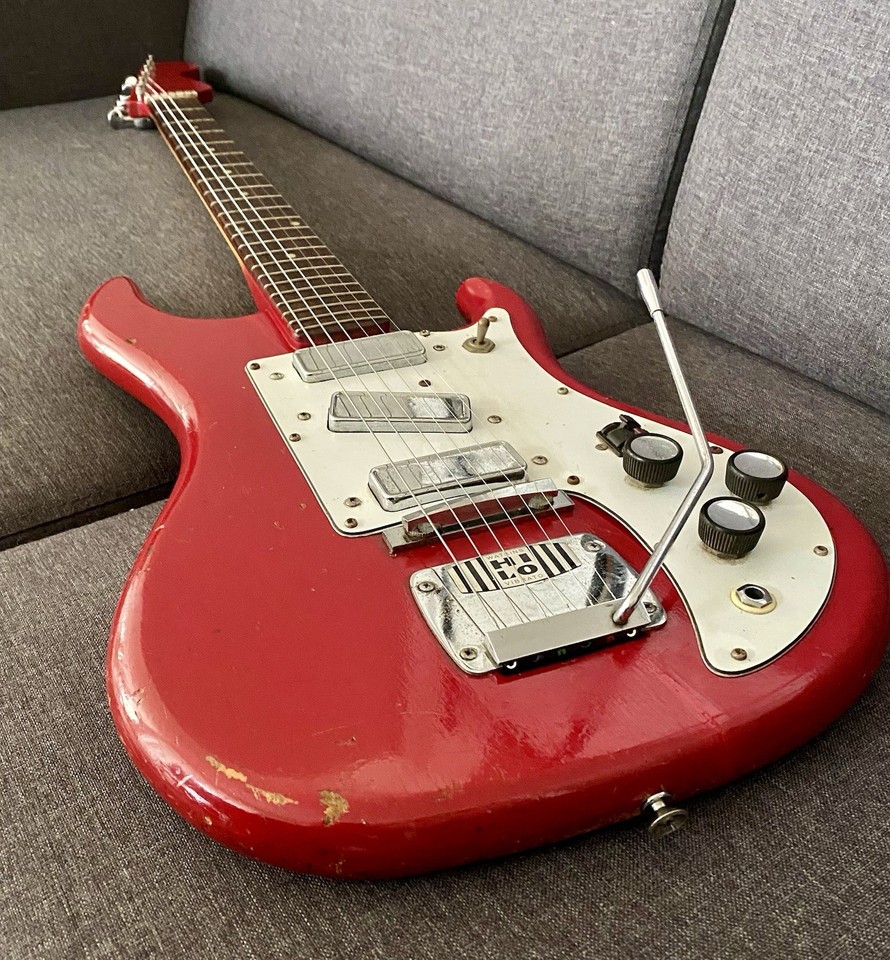 Watkins Rapier 33 red vintage electric guitar. Made in England 60’s/70 ...