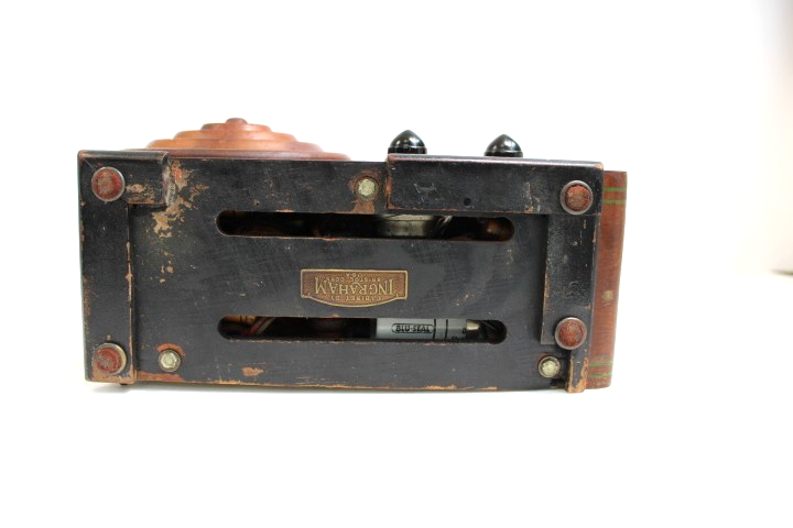 VINTAGE 1930s OLD EMERSON INGRAHAM BULLS EYE CABINET ART DECO RADIO ...