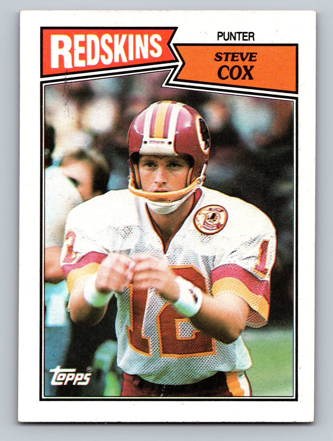 1987 Topps #71 Steve Cox Washington Redskins | eBay