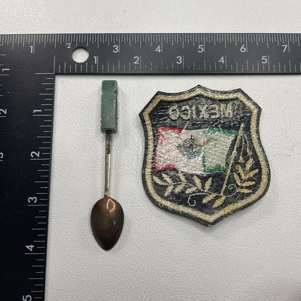 World Travel Souvenir Flag Patch MEXICO + Vintage Mexican SOUVENIR ...
