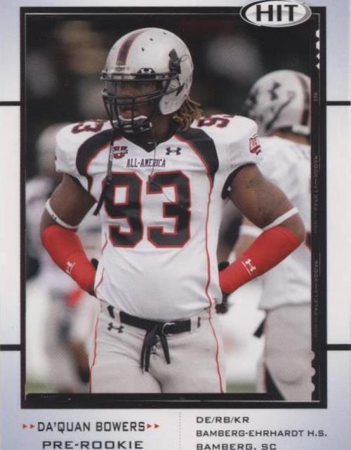 2011 SAGE Hit - Pre-Rookie Da'Quan Bowers #PR10 (RC) for sale online | eBay