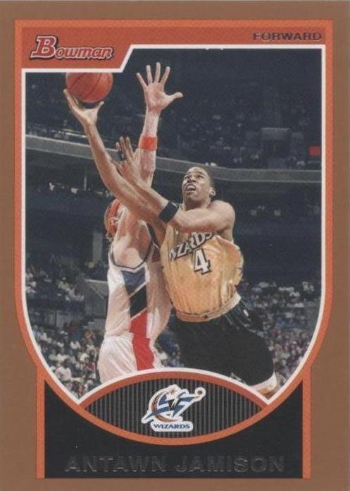2007-08 Bowman Draft Picks & Stars - Antawn Jamison #92 Bronze /399 for ...