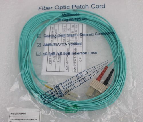 CP Technologies GS-LCSC-06-10G Fiber Optic Patch Cord Multimode 10 Gig 50/125 um | eBay