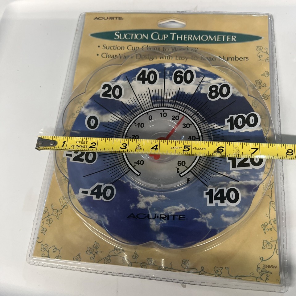 Acurite Indoor or Outdoor Suction Cup Window Thermometer Tree Frog NIP ...