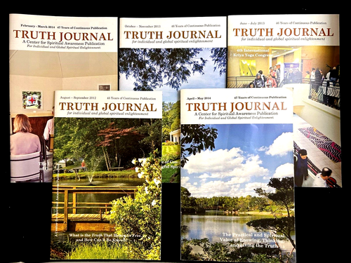 Lot of 5 TRUTH JOURNAL by Roy Eugene Davis - Center for Spiritual ...