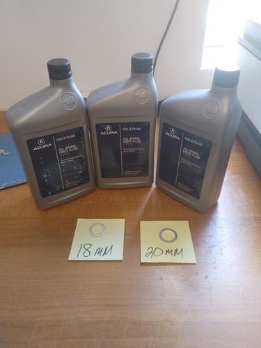 3 QTS HONDA GENUINE OEM DUAL PUMP II FLUID w/WASHERS DPSF II NEW 08200 ...