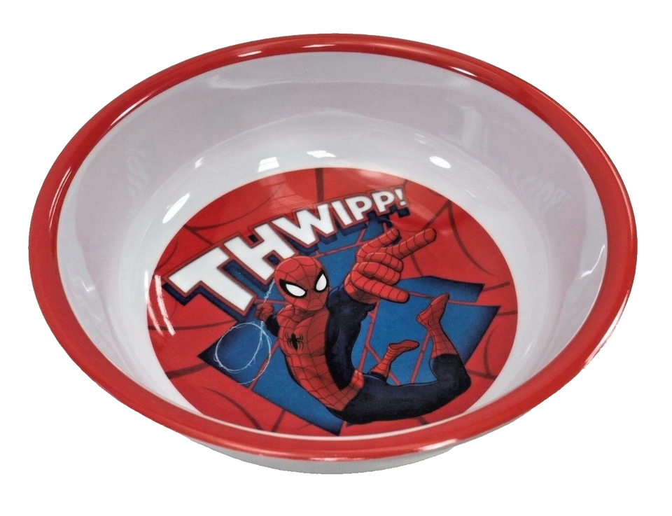 MARVELS SPIDERMAN KIDS MELAMINE FOOD BOWL - ZAK DESIGNS | eBay
