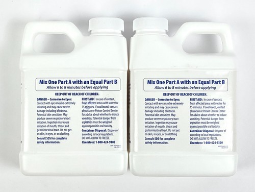 Miracle Method MM4 Part A and B Surface Refinishing Liquid 1 Pint Each ...