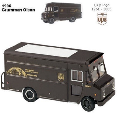 UNITED PARCEL SERVICE UPS REPLICA 1996 P700 GRUMMAN OLSON PACKAGE CAR ...