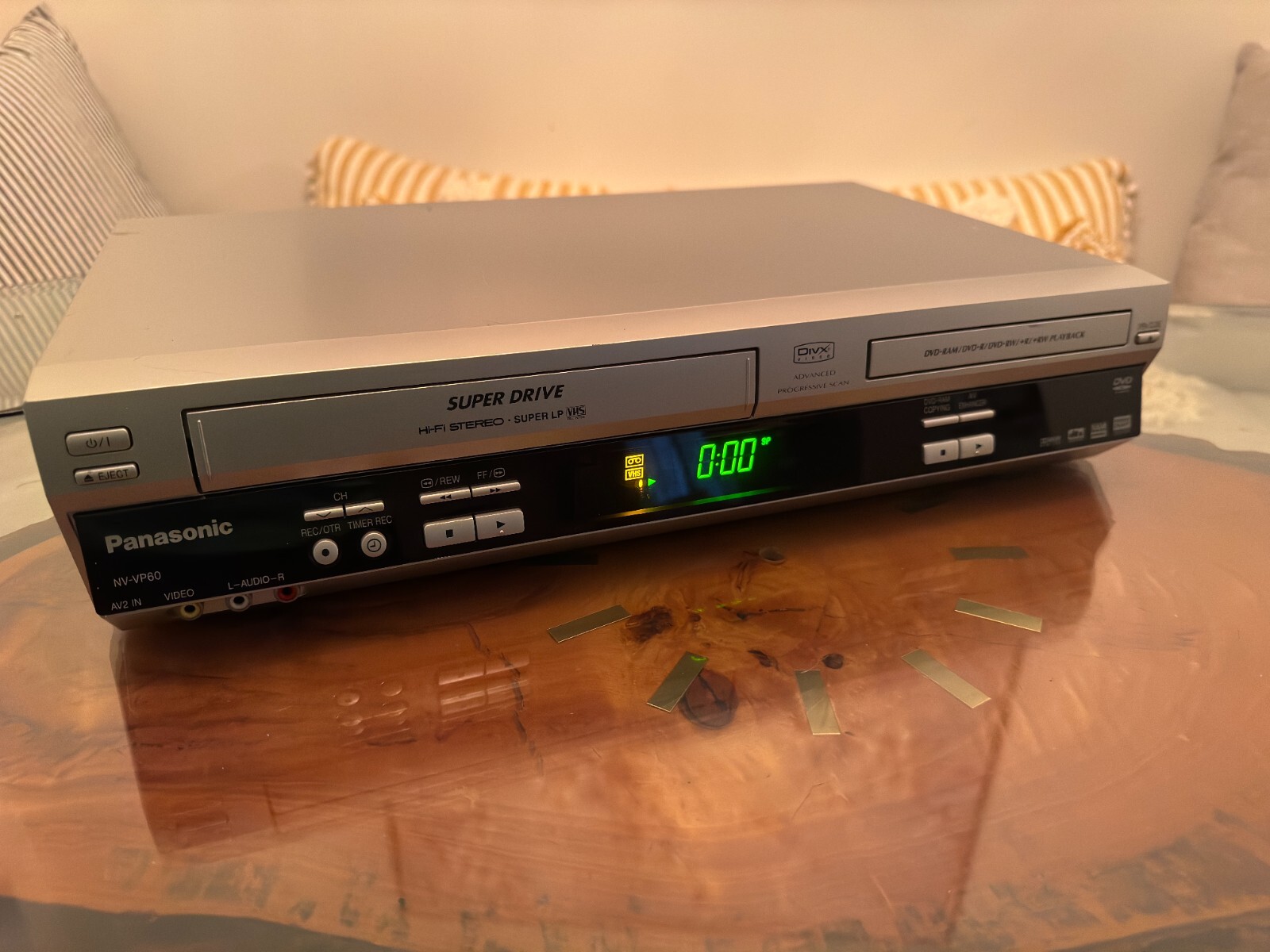 Panasonic NV-VP60 DVD VCR Combo Player VHS-DVD Recording Bundle Read | eBay