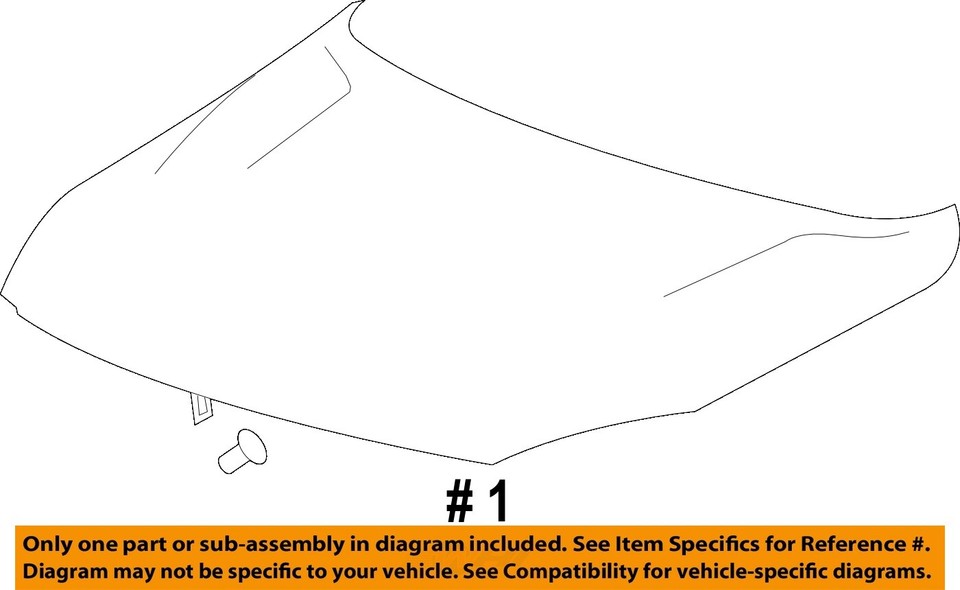 GM OEM 13-16 Malibu Limited,Malibu Hood Hood Components-Hood 23485035 ...