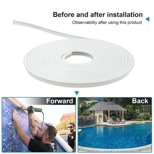 Blue Lock Smartline 18 Ft X 34 Ft Oval Swimming Pool Liner | Cracked ...