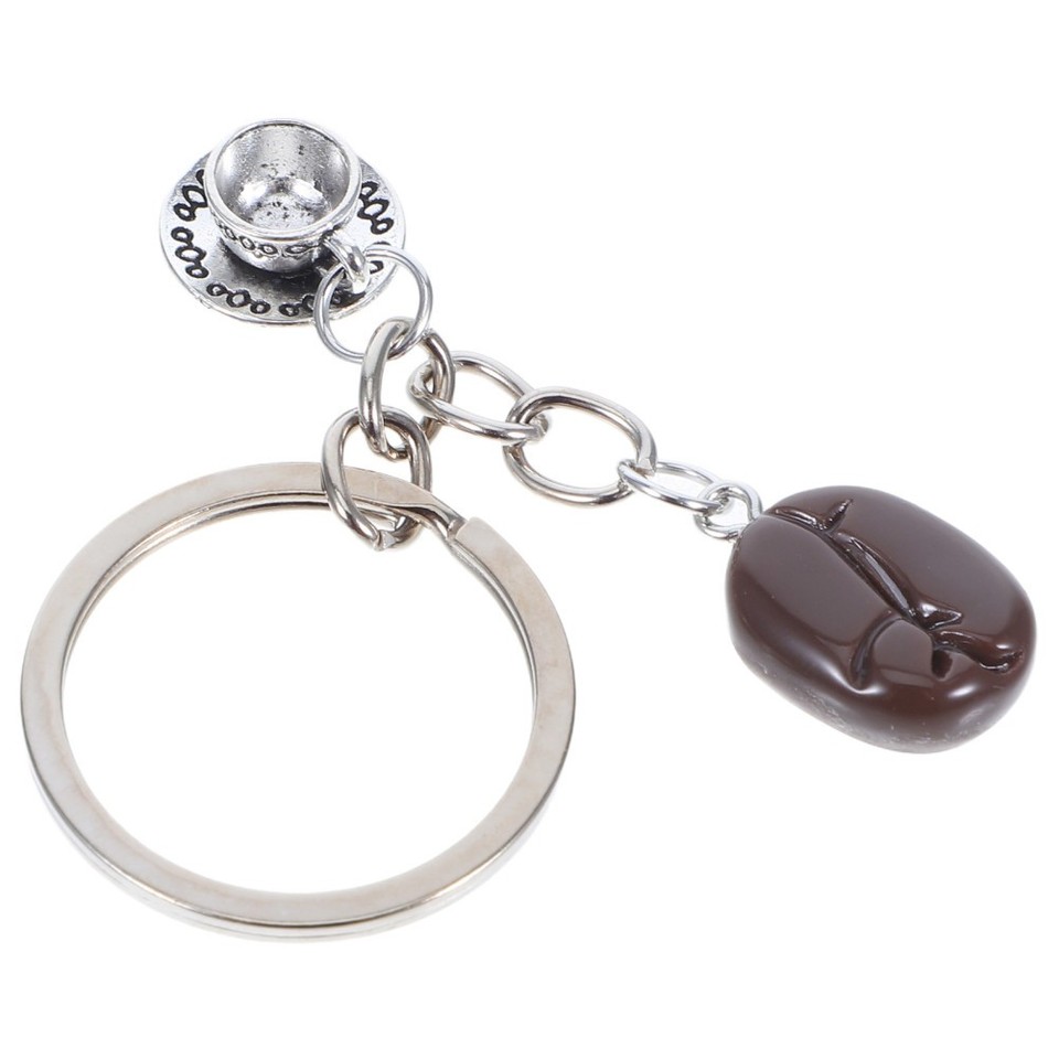 Coffee Party Favors Mini Cup Key Chain Bag Decor Keyring Pendant | eBay ...
