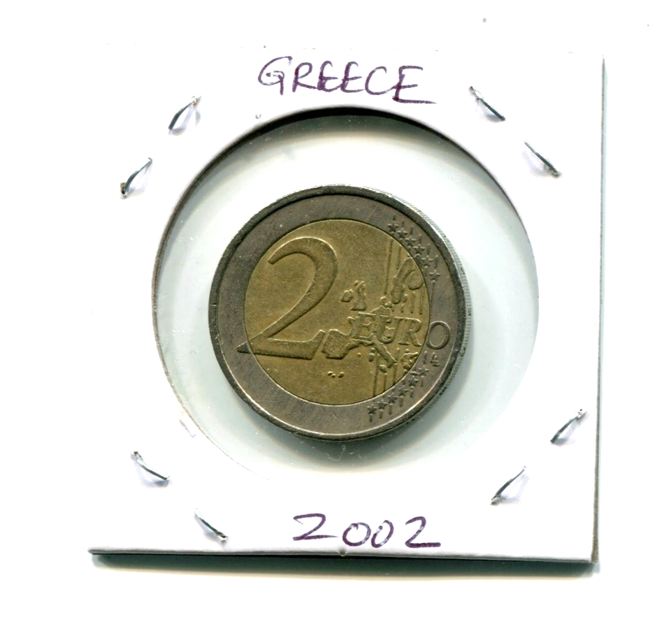 2002 2€ 2 € GREECE 2 Euro Bimetallic Coin ! | eBay