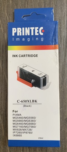 Canon Compatible Printec Imaging Ink Cartridge C-650XLBK - For Canon ...